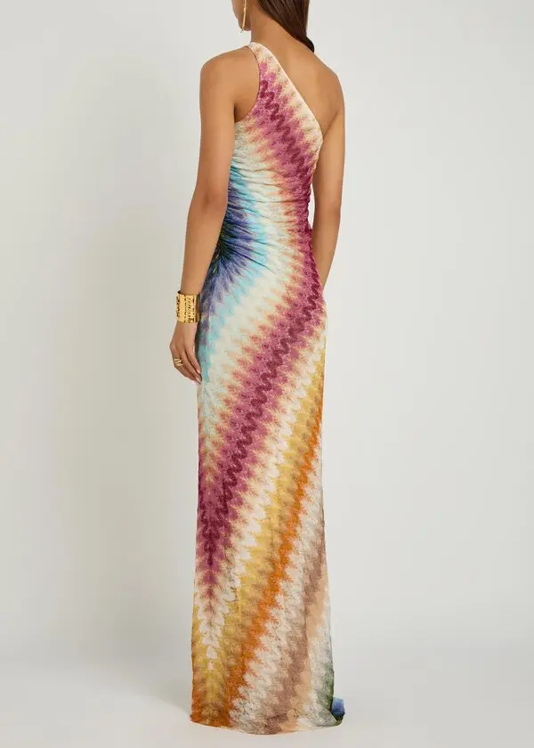 Missoni Patterned Raschel Lace Maxi Dress