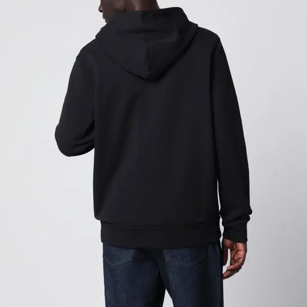 Moncler Cotton Zip-up Hoodie With Embroidered Logo