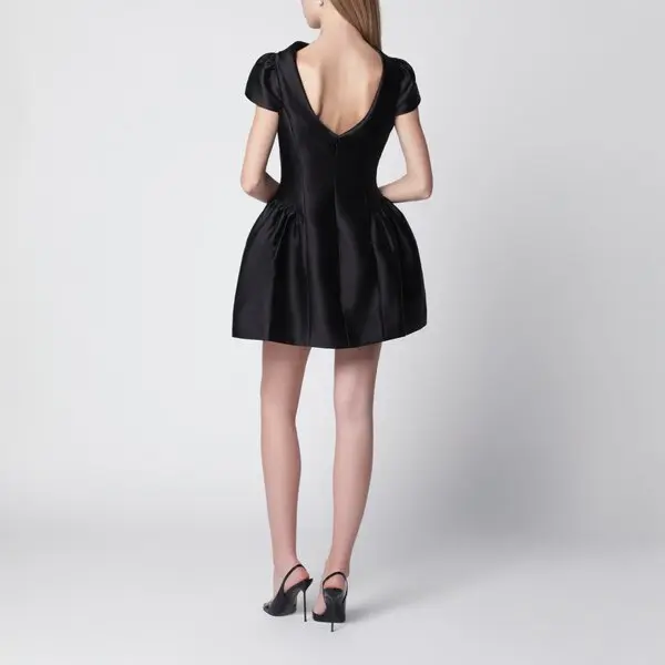 SELF-PORTRAIT Mini Taffeta Dress With Collar