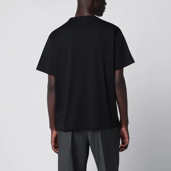 Prada Boxy Cotton Crew-neck T-shirt - Black
