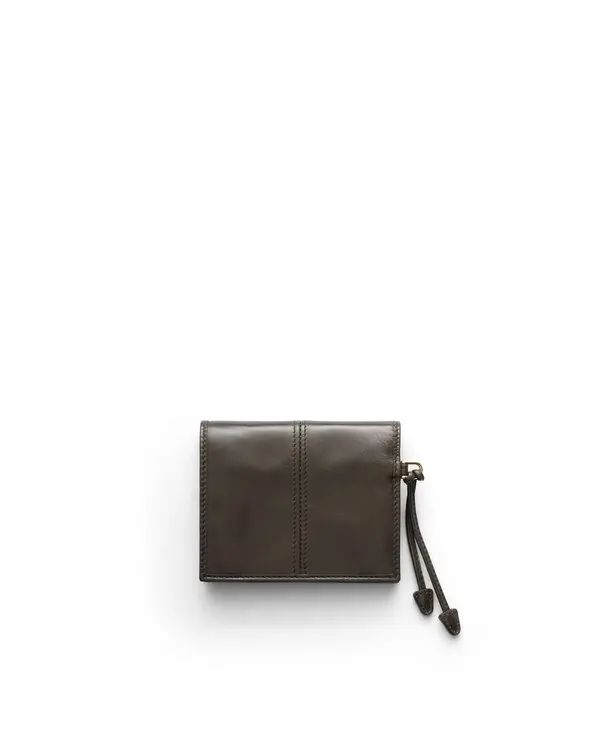 Prada Small Leather Wallet - Forest