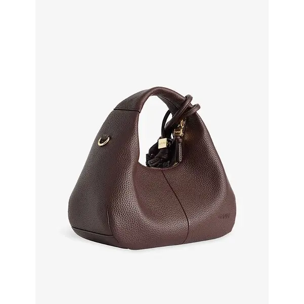 GANNI Hobo Mini Faux-leather Hobo Bag