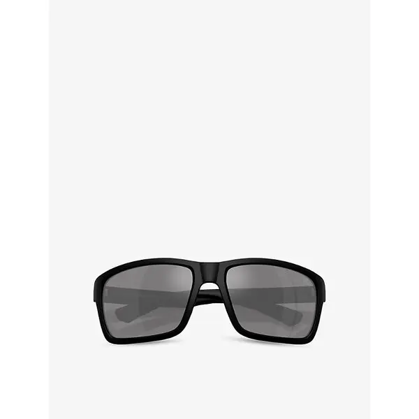Burberry Be4483 Rectangular Frame Injected Sunglasses