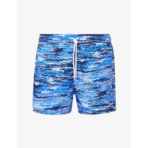 Missoni Mid-length Swim Shorts - Blue
