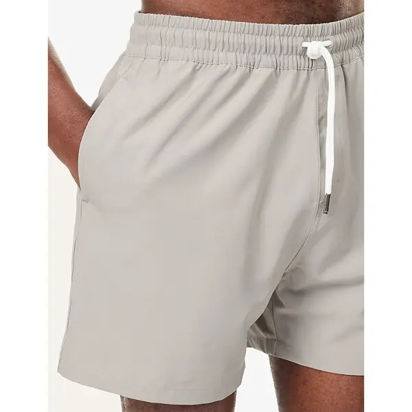 ARNE Essential Drawstring Swim Shorts - Stone
