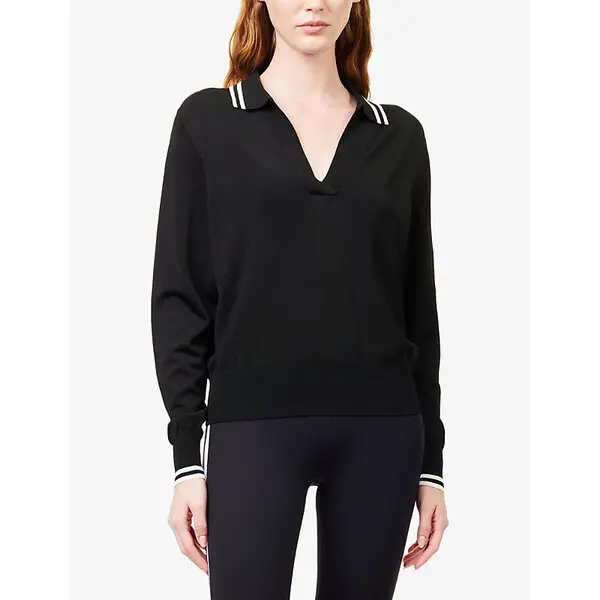 Splits59 Taylor Knitted Polo Top