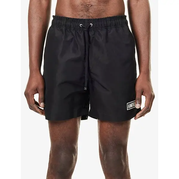 Amiri Patch Logo Swim Shorts