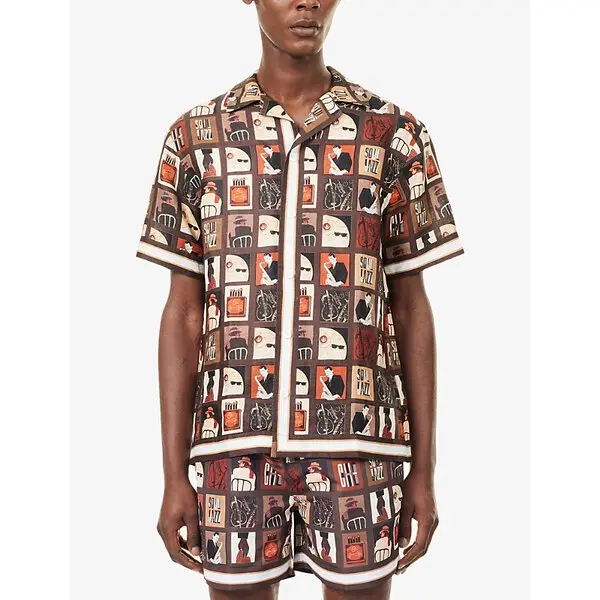 CHE Wilson Printed Linen Shirt