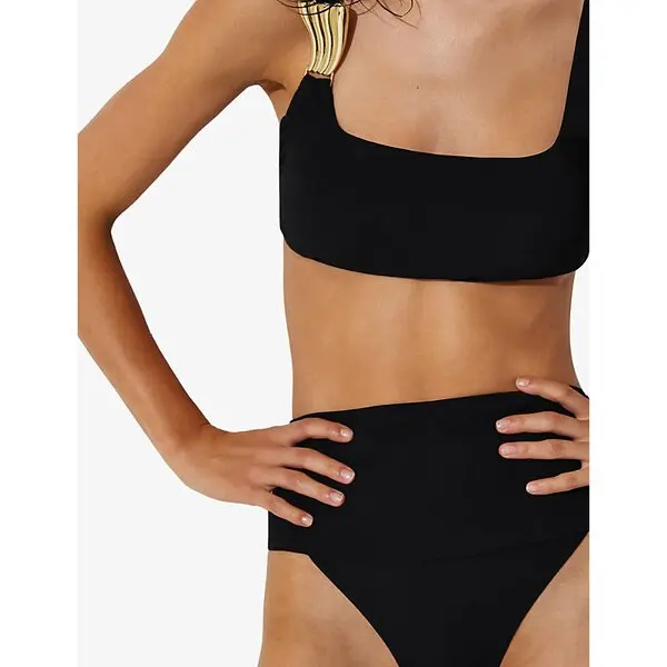 REISS Alba High-waisted Bikini Bottoms