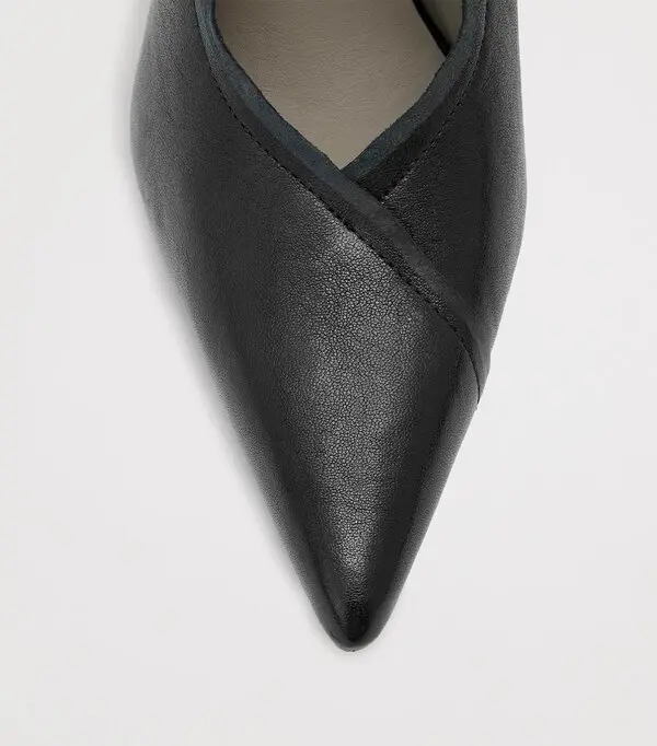 ALLSAINTS Leather Vera Pumps With Stiletto Heel