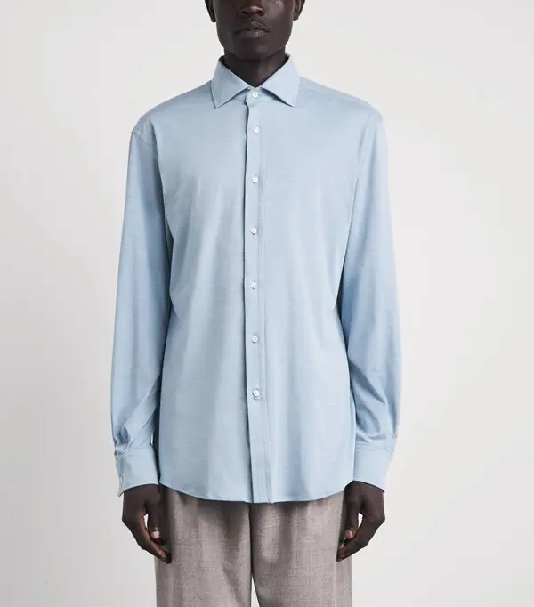 Ralph Lauren Purple Label Knitted Piqué Shirt