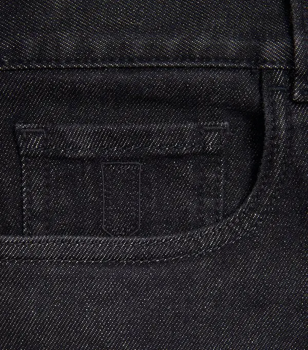 Canali Stretch-cotton Cashmere Straight Jeans