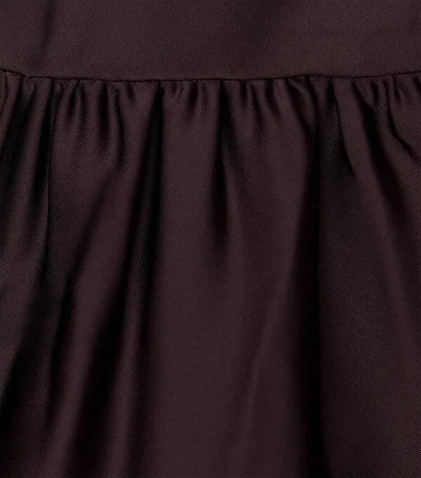 Roland Mouret Satin Boatneck Gown
