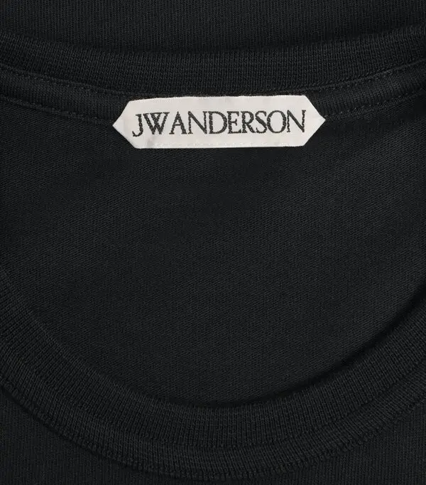 JW Anderson Cotton Embroidered Anchor T-shirt