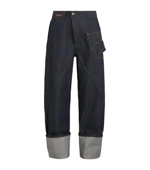 JW Anderson Twisted Seam Relaxed Fit Jeans