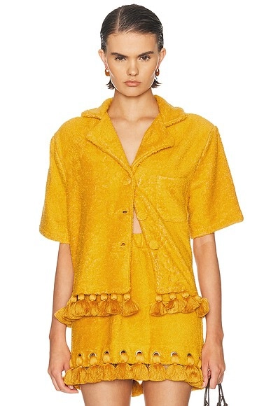 Cap D'antibes Antonia Shirt - Ocre Jaune