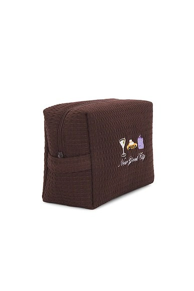 ABBODE New York City Waffle Pouch - Chocolate