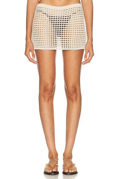 HAIGHT. Sheila Knit Skirt - Ivory