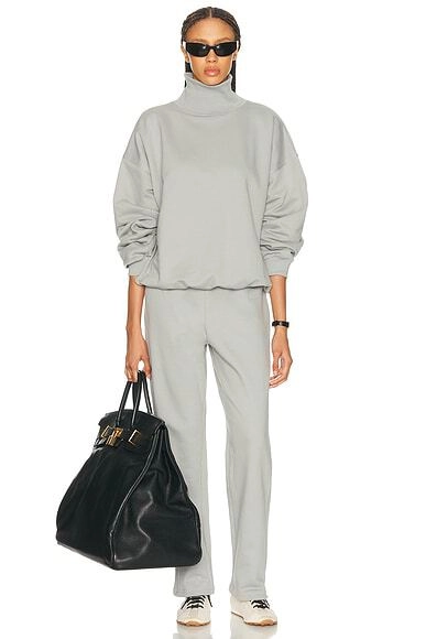 H-o-r-s-e Turtleneck Sweatshirt - Gray