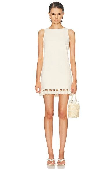 Cap D'antibes Manon Mini Dress - Blanc Casse