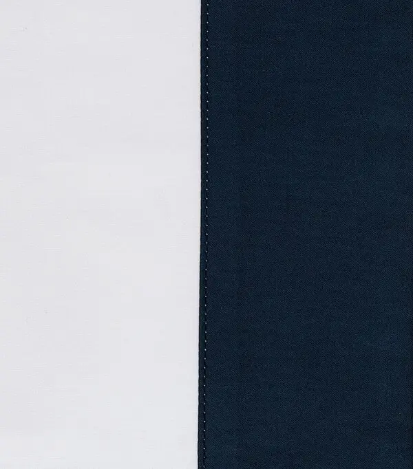 CELSO DE LEMOS Egyptian Cotton Hella King Pillowcase - Navy