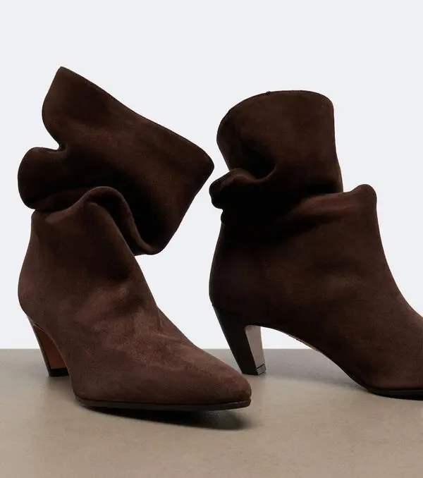 AQUAZZURA Slouchy Suede Mid-calf Boots