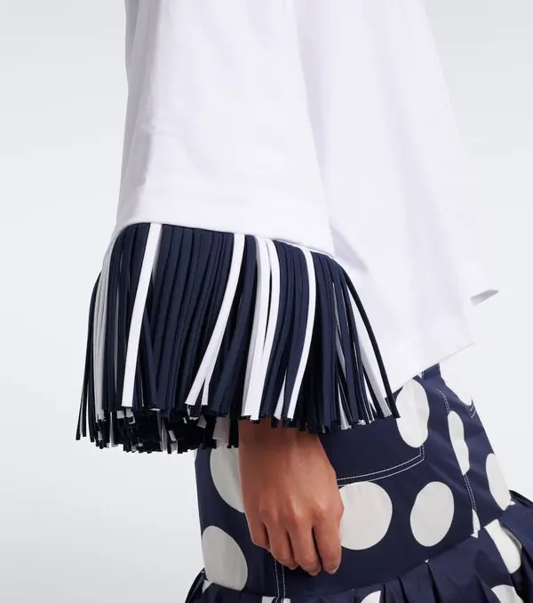 Jacquemus Cabana" Fringed Cotton T-shirt