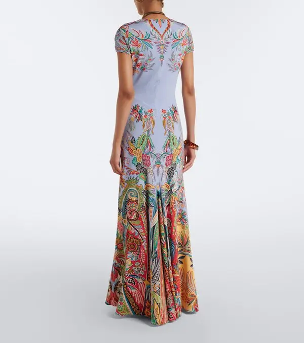 Etro Printed Maxi Dress