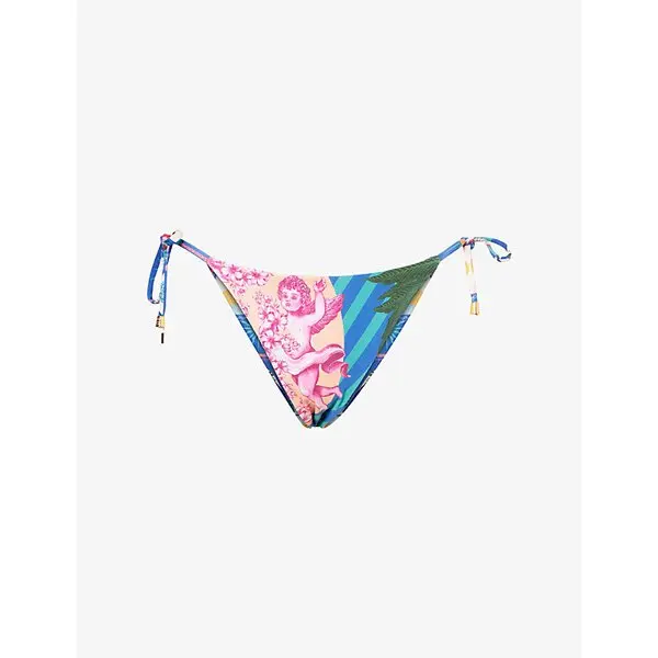 Agua Bendita Alina Alegria Reversible Bikini Bottoms - Multi