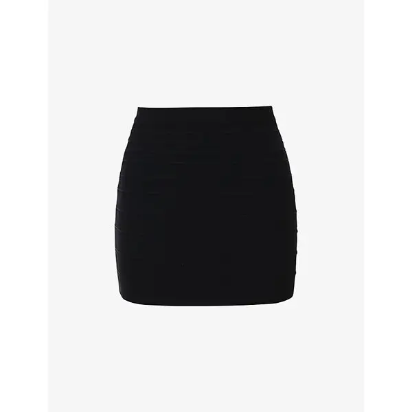 House Of Cb Bandage Mini Skirt - Black