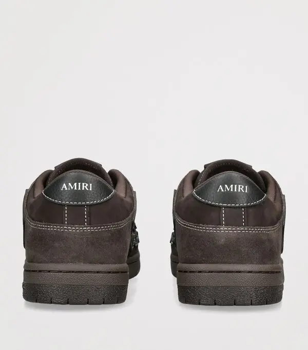 Amiri Skel Top Low Sneakers - Brown