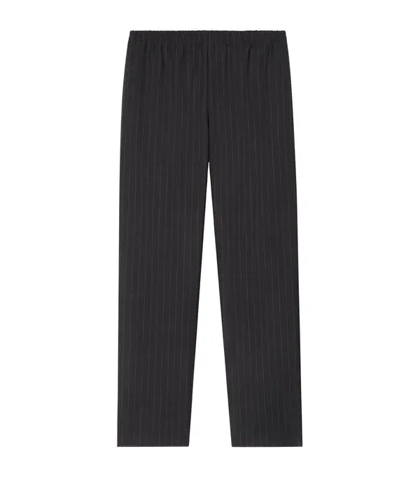 Burberry Wool Pinstripe Sweatpants