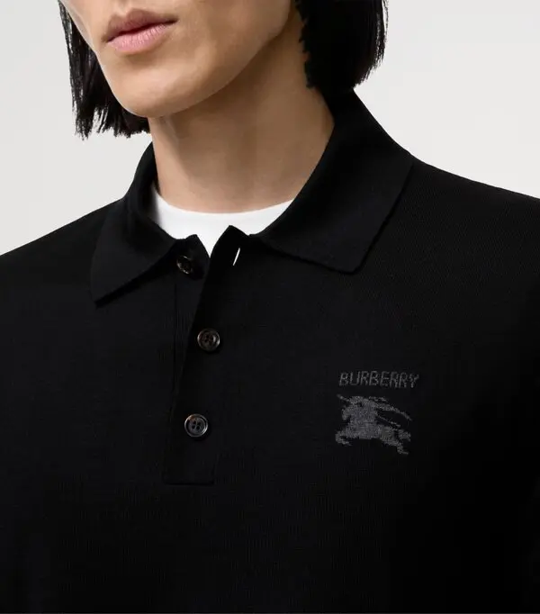 Burberry Wool Ekd Polo Shirt