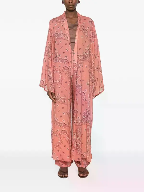 VENUJA Paisley Print Kaftan