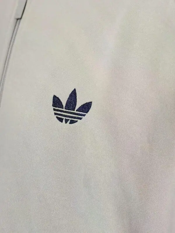 Adidas Logo Embroidered Zip-up Sweatshirt