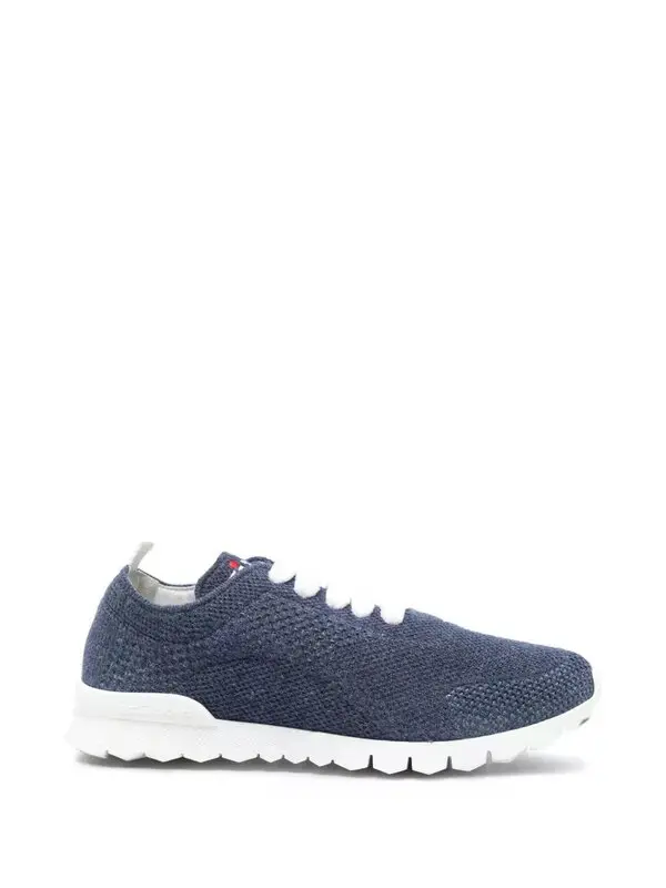 Kiton Lace Up Sneakers - Blue