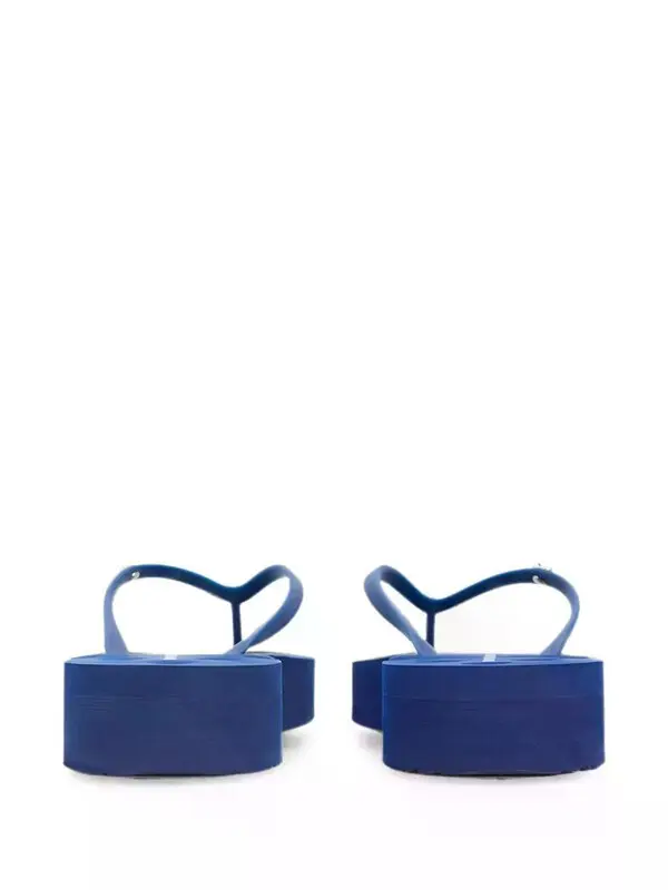 Tommy Hilfiger Logo Print Platform Flip-flops