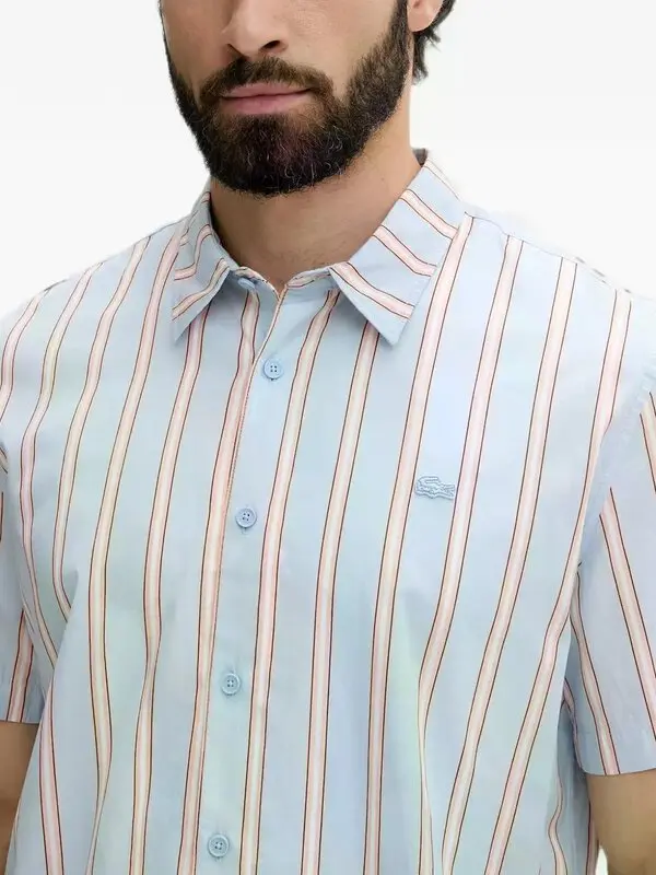 Lacoste Vertical-stripe Cotton Shirt