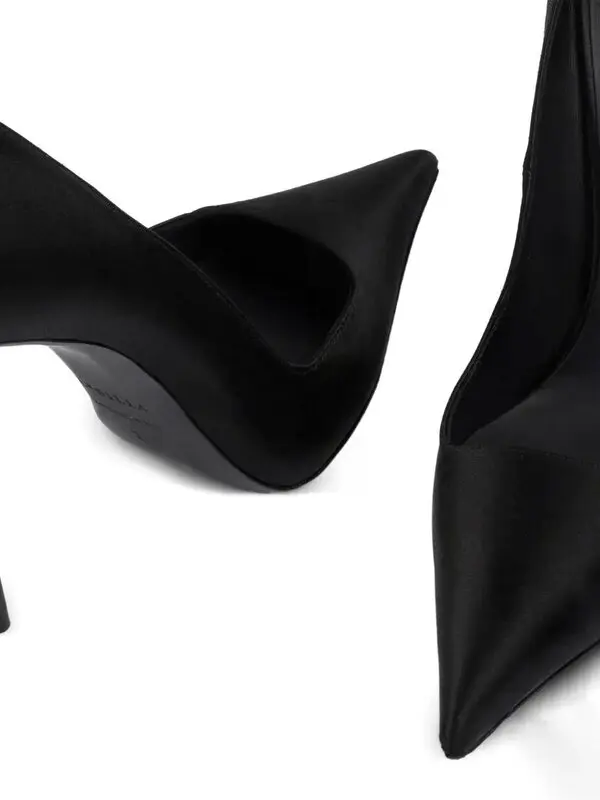 LE SILLA Amelia Satin Pumps - Black