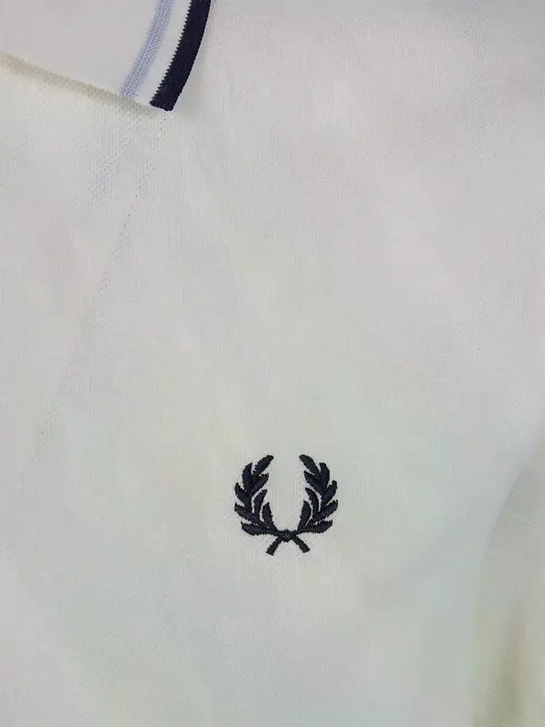 Fred Perry Embroidered-logo Polo Shirt - Neutrals