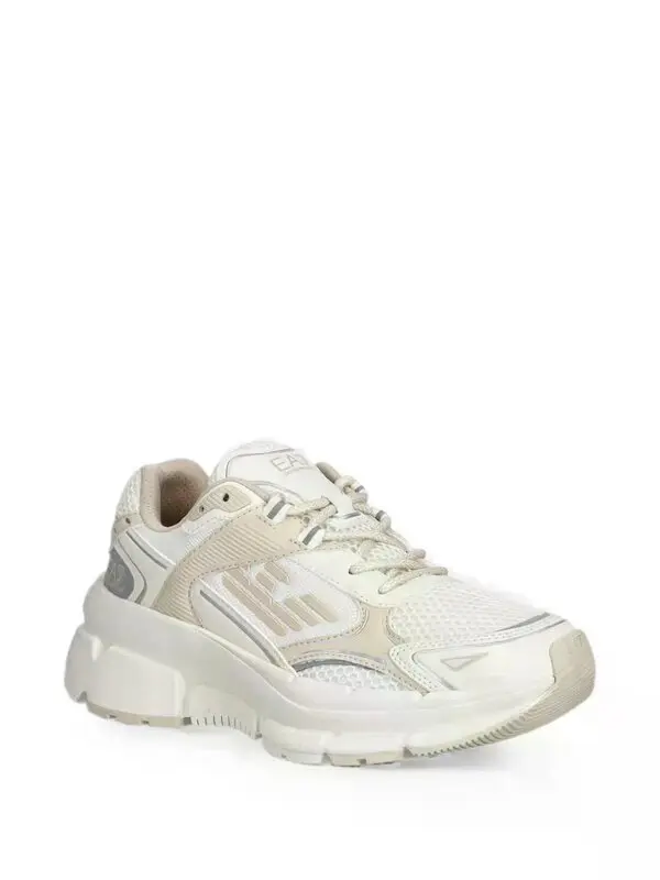 EA7 Logo Detail Lace-up Sneakers
