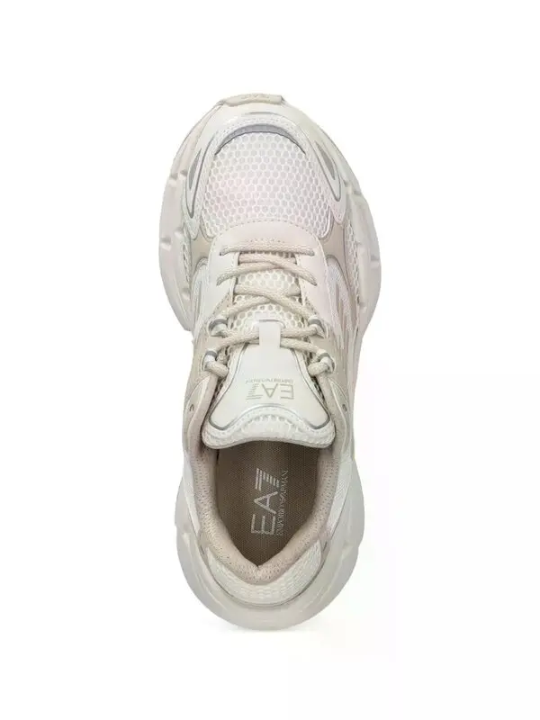 EA7 Logo Detail Lace-up Sneakers