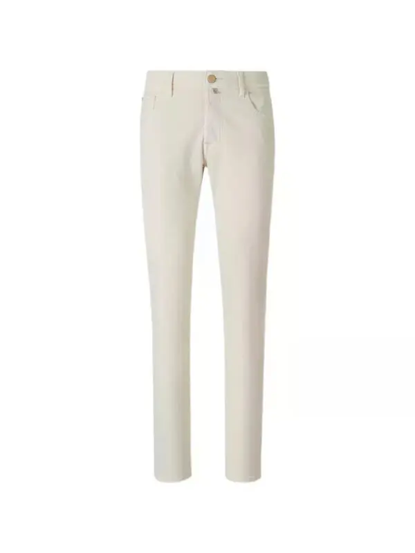 Jacob Cohen Logo-patch Jeans - Neutrals