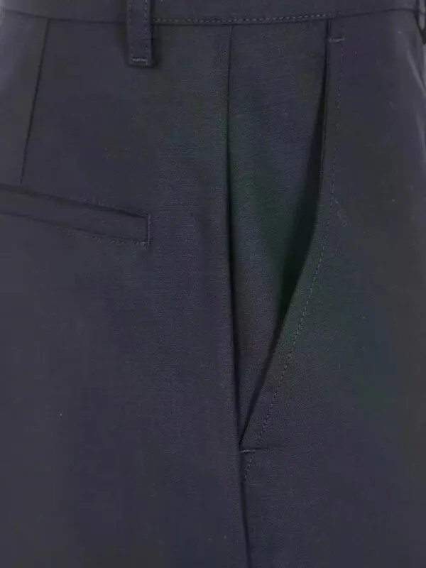 Rick Owens Trousers With Belt Loops And Pressed Creases