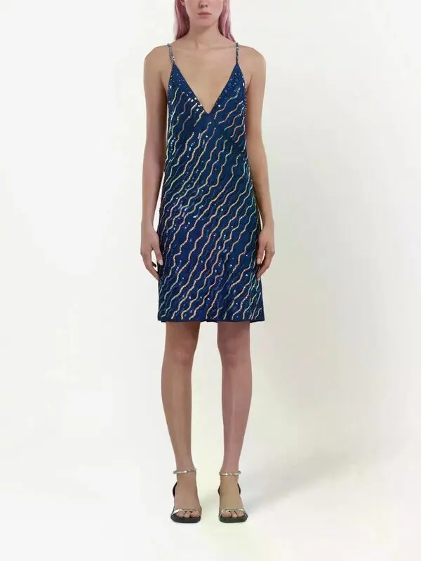 Marni Sequined Slip Mini Dress