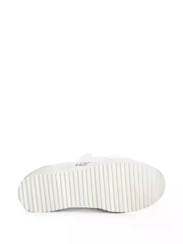 EA7 Logo Print Panelled Sneakers