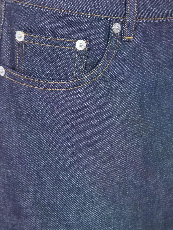 A.p.c. Contrast-stitched Mini Skirt