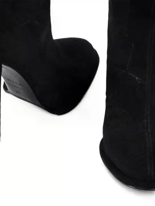 LE SILLA Elsa Croc-effect Knee-length Boots