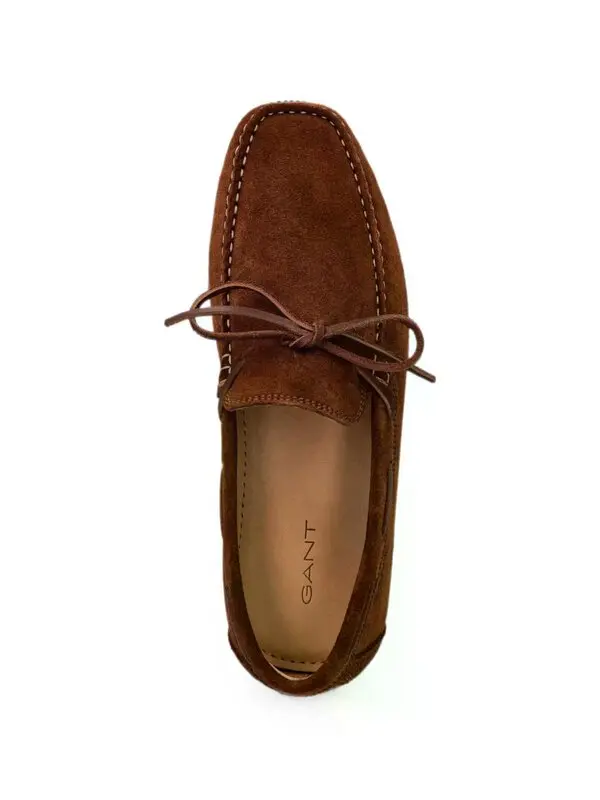 Gant Bow Detail Suede Loafers