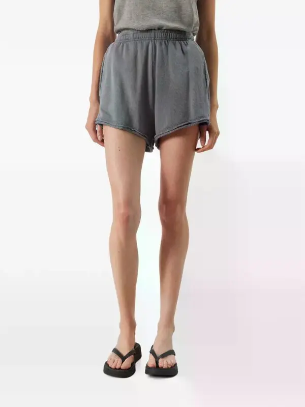 American Vintage Vibtown Raw-edge Shorts - Grey